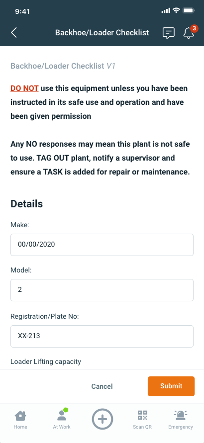 Viewing Checklist Logs (App)