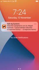 Assigning Inductions