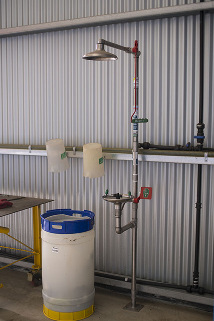 Handling of chemicals for farm safety