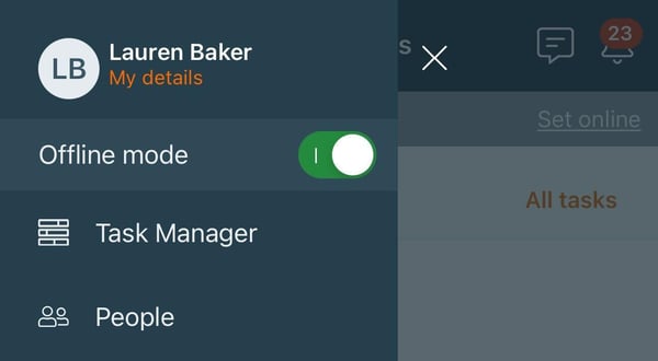 Offline Mode (App)