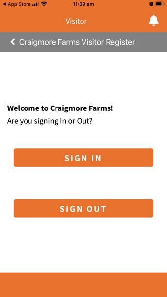 How to use the Visitor Log