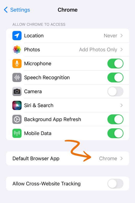 Device Settings (App)