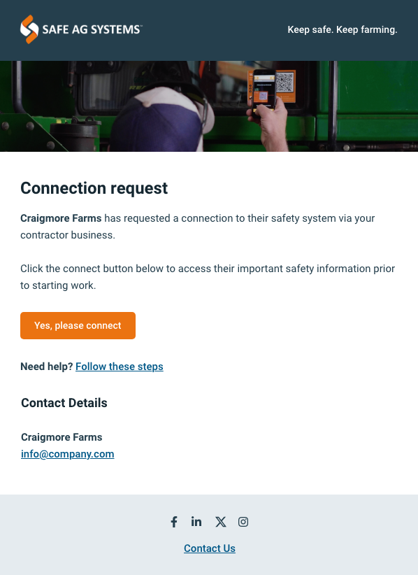 Creating a free listing in Safe Ag Systems Contractor Directory and ...