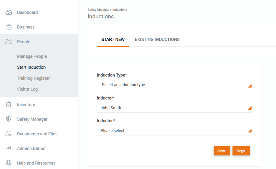 Assigning Inductions