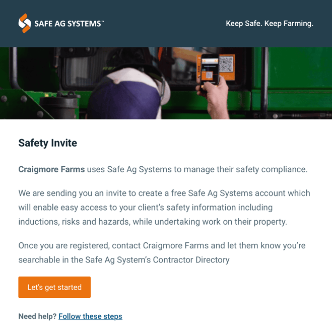 Creating a free listing in Safe Ag Systems Contractor Directory and ...