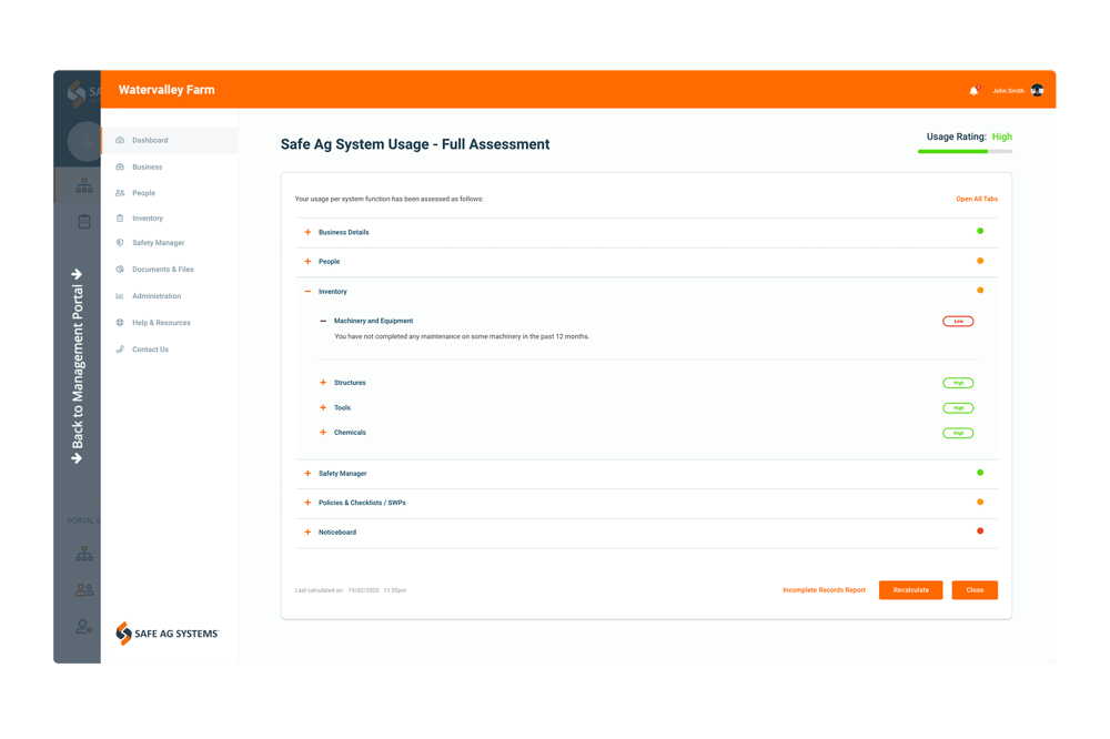 Management Product | Safe Ag Systems