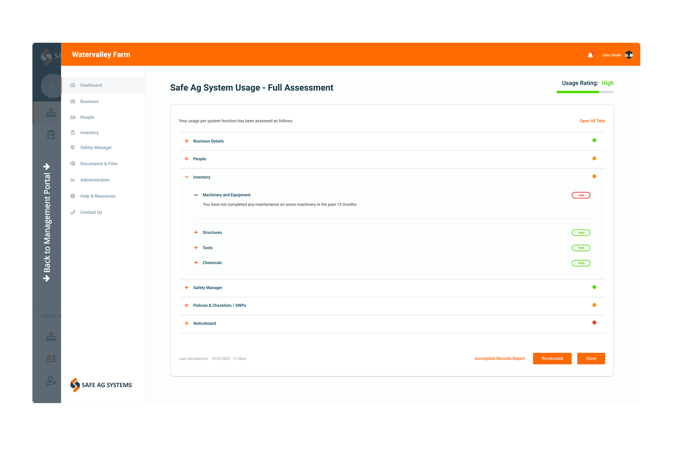 Management Product | Safe Ag Systems