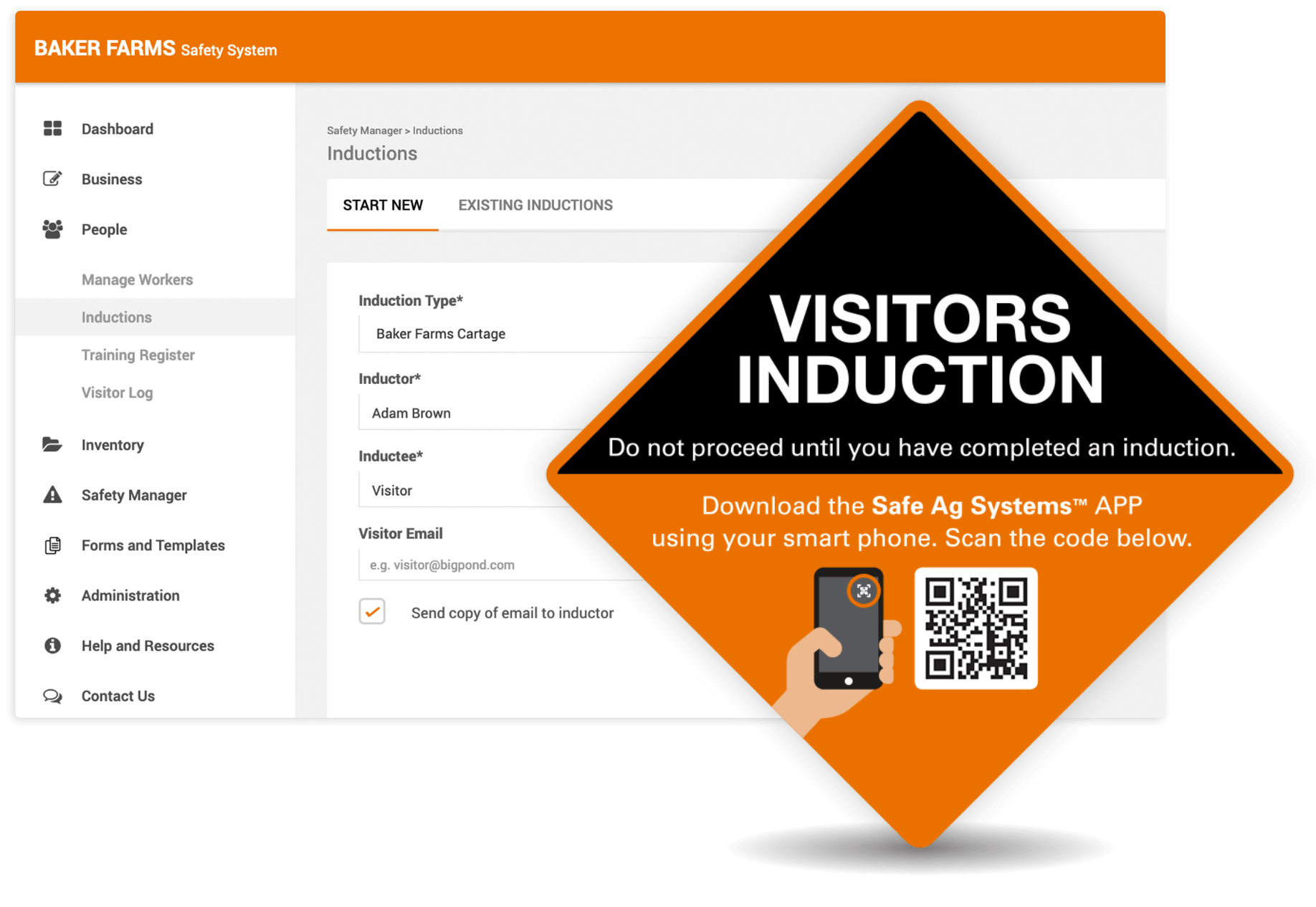 Policies and Inductions - Safe Ag Systems