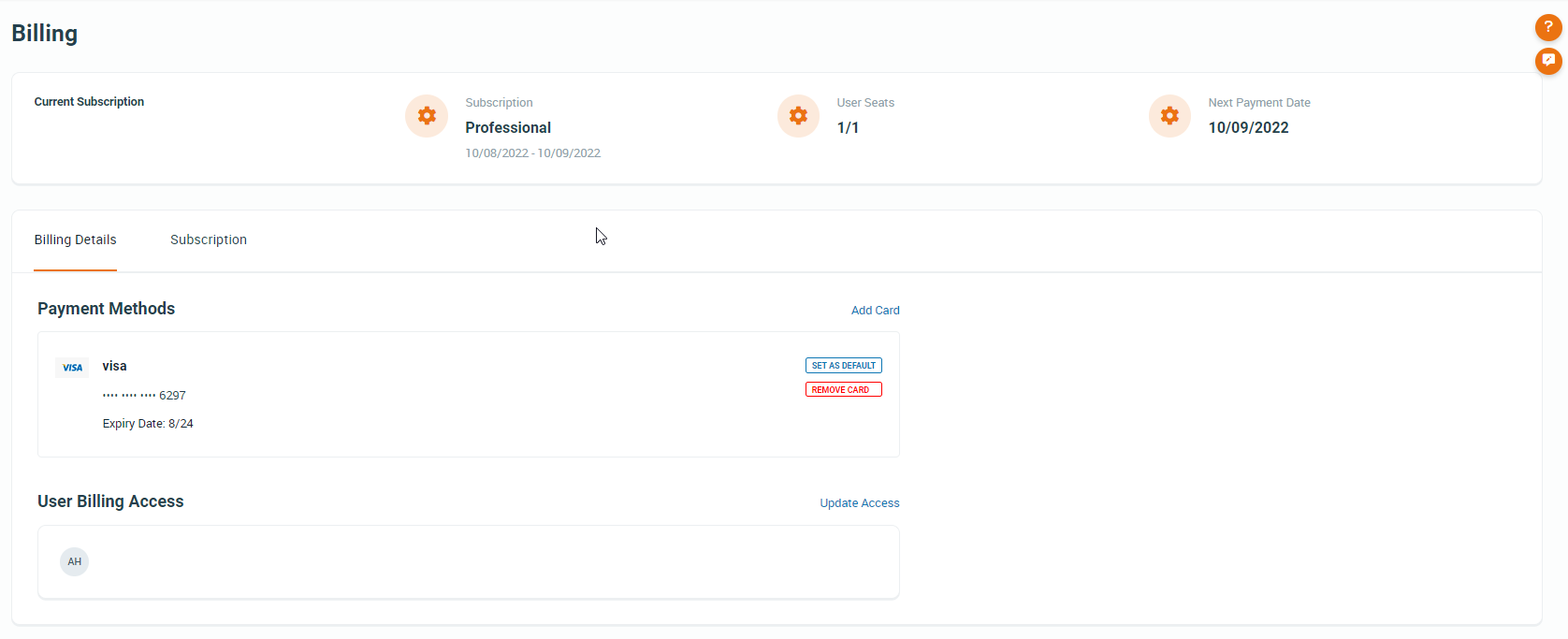 Managing Your Account
